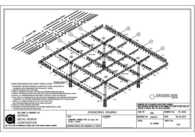 Secondary Structural Frames - Astron Metal Works Corporation
